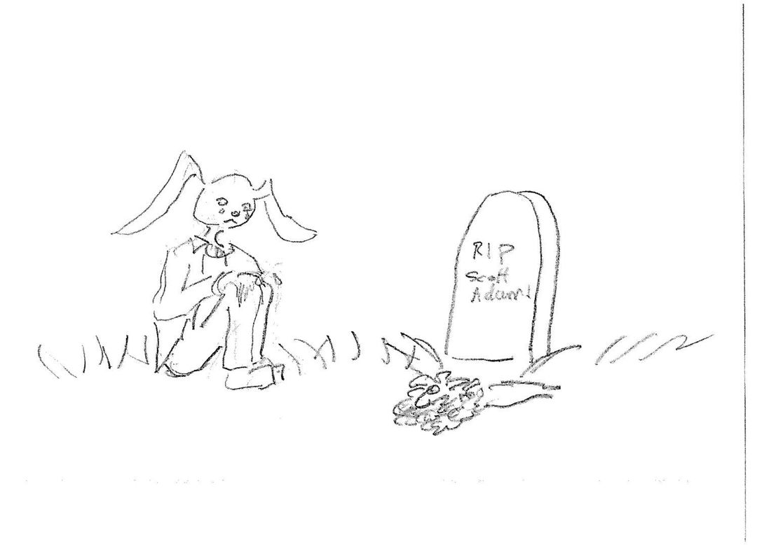 goodbye scott - Jack Rabbitt Comics #54 | Arkhaven Comics